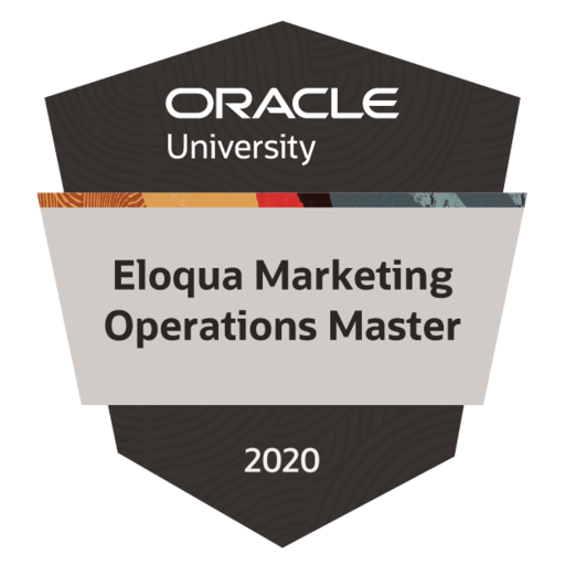 Eloqua Marketing Operations Master 2020 - Credly