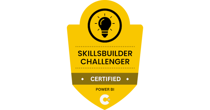 Collab365 Power BI SkillsBuilder Challenger - Credly