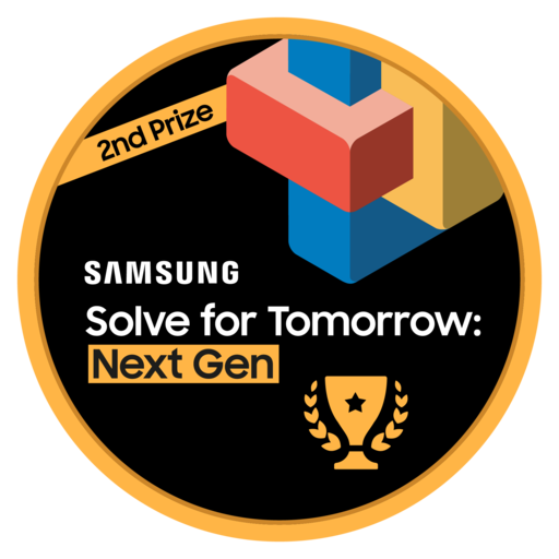 2nd Prize Winner - Solve for Tomorrow: Next Gen 2022 - Credly