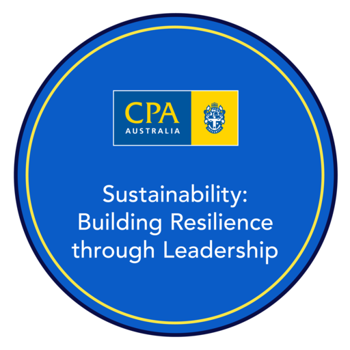 Sustainability: Building Resilience through Leadership - Credly