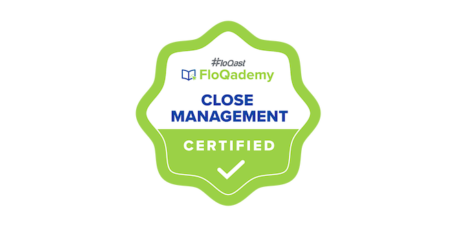 Close Management Certification - Credly
