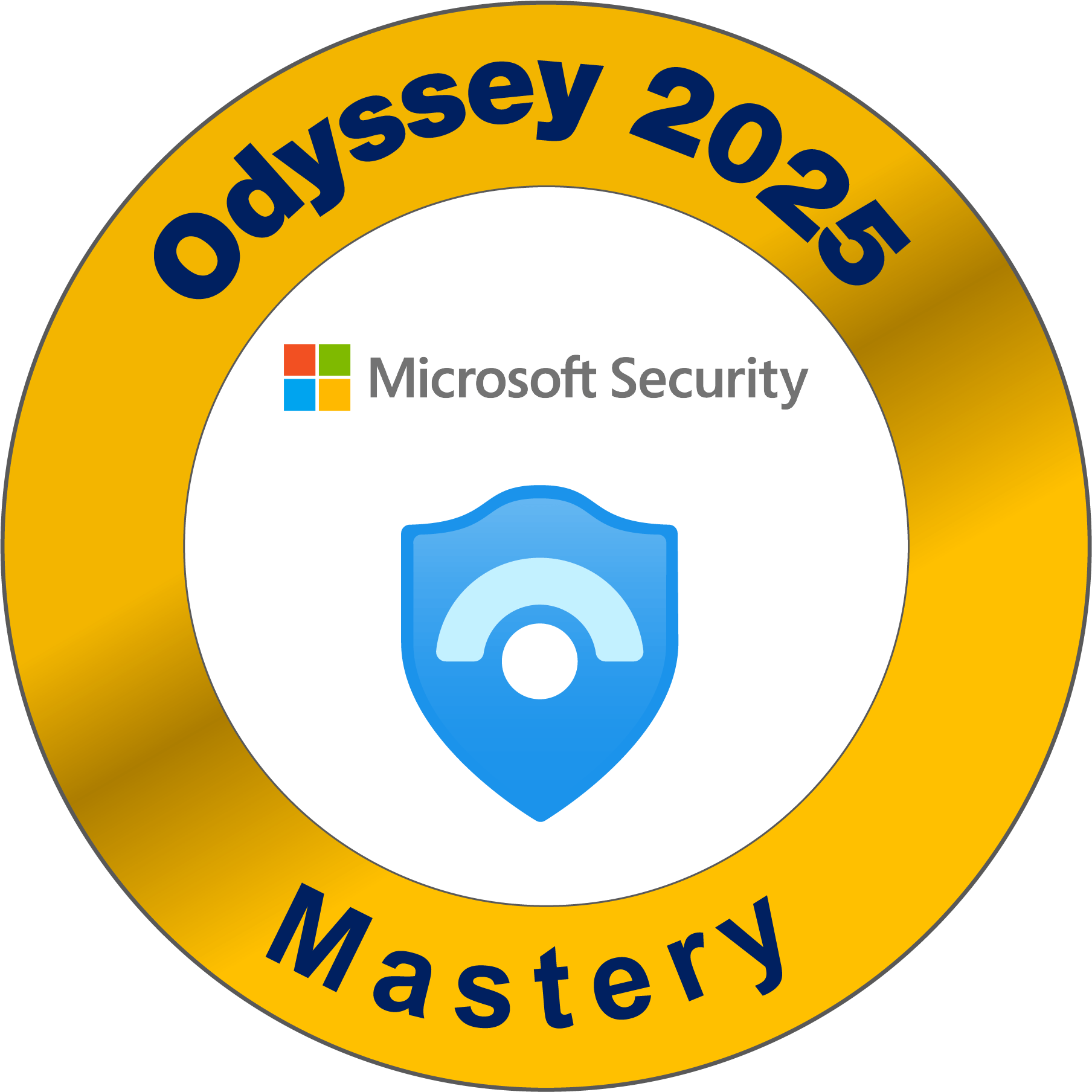 Odyssey 2025 : Microsoft Security Mastery Badge - Credly