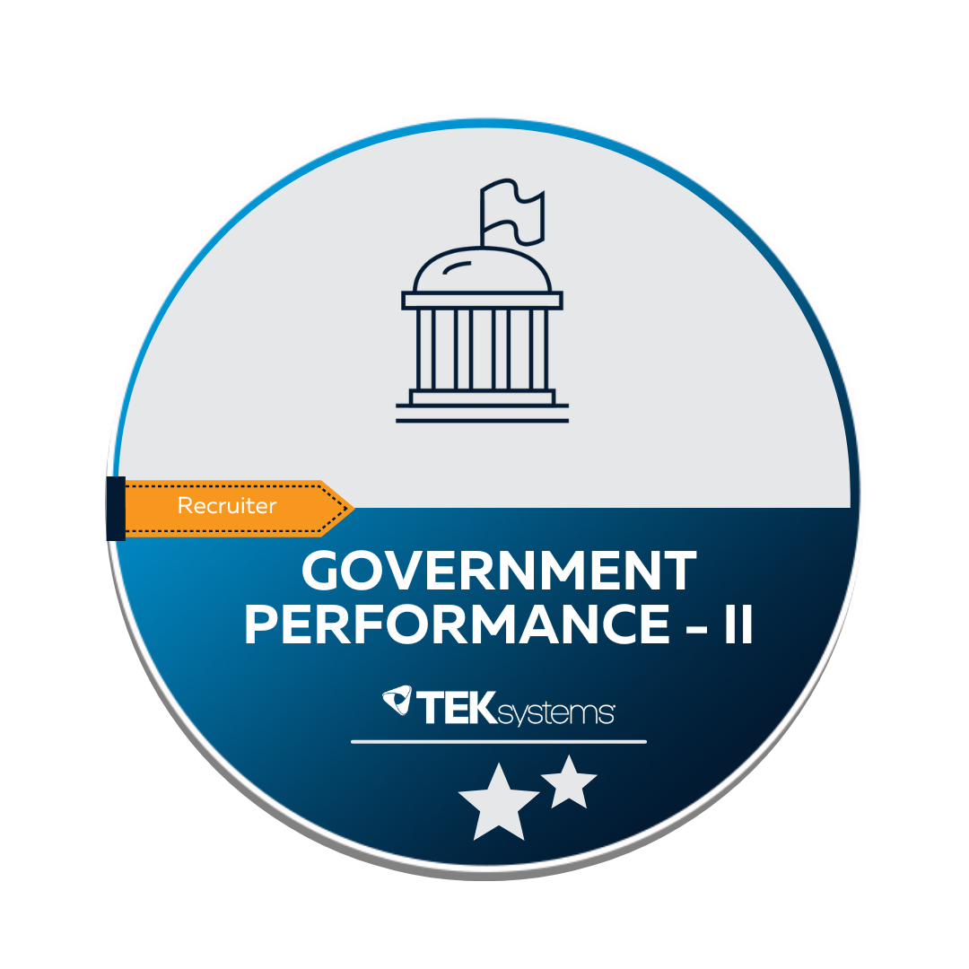 Recruiter Government Performance - II - Credly