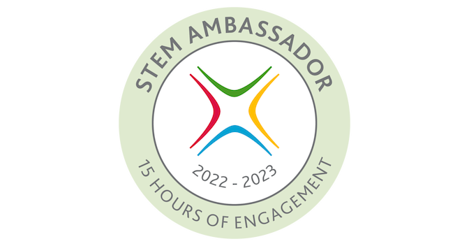 STEM Ambassador 15 hours of engagement 2022/2023 - Credly