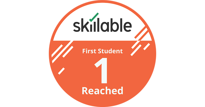 Instructor Recognition - First Student Reached - Credly