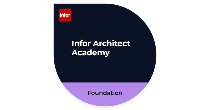 Infor Architect Academy - Foundation - Credly
