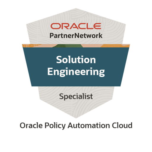 Oracle Policy Automation Cloud Solution Engineer Specialist - Credly