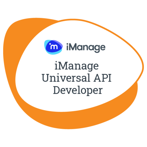 iManage Universal API Developer - Credly