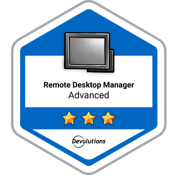 Remote Desktop Manager - Advanced - Credly