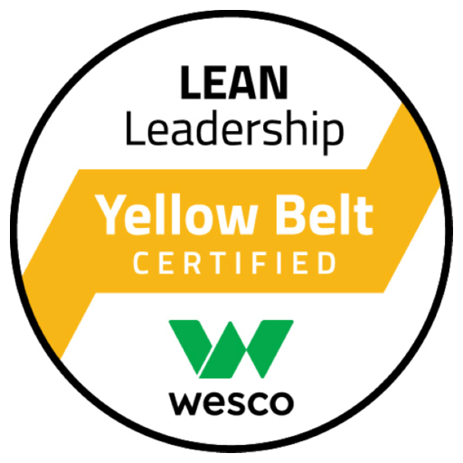 Wesco Lean Leadership Yellow Belt - Credly