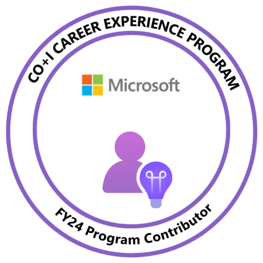 CO+I Learning Career Experience Program (CEP) FY24 Program Contributor - Credly