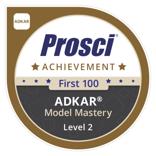 Prosci® ADKAR Model Mastery Level 2: Resolve Change Barriers - Credly