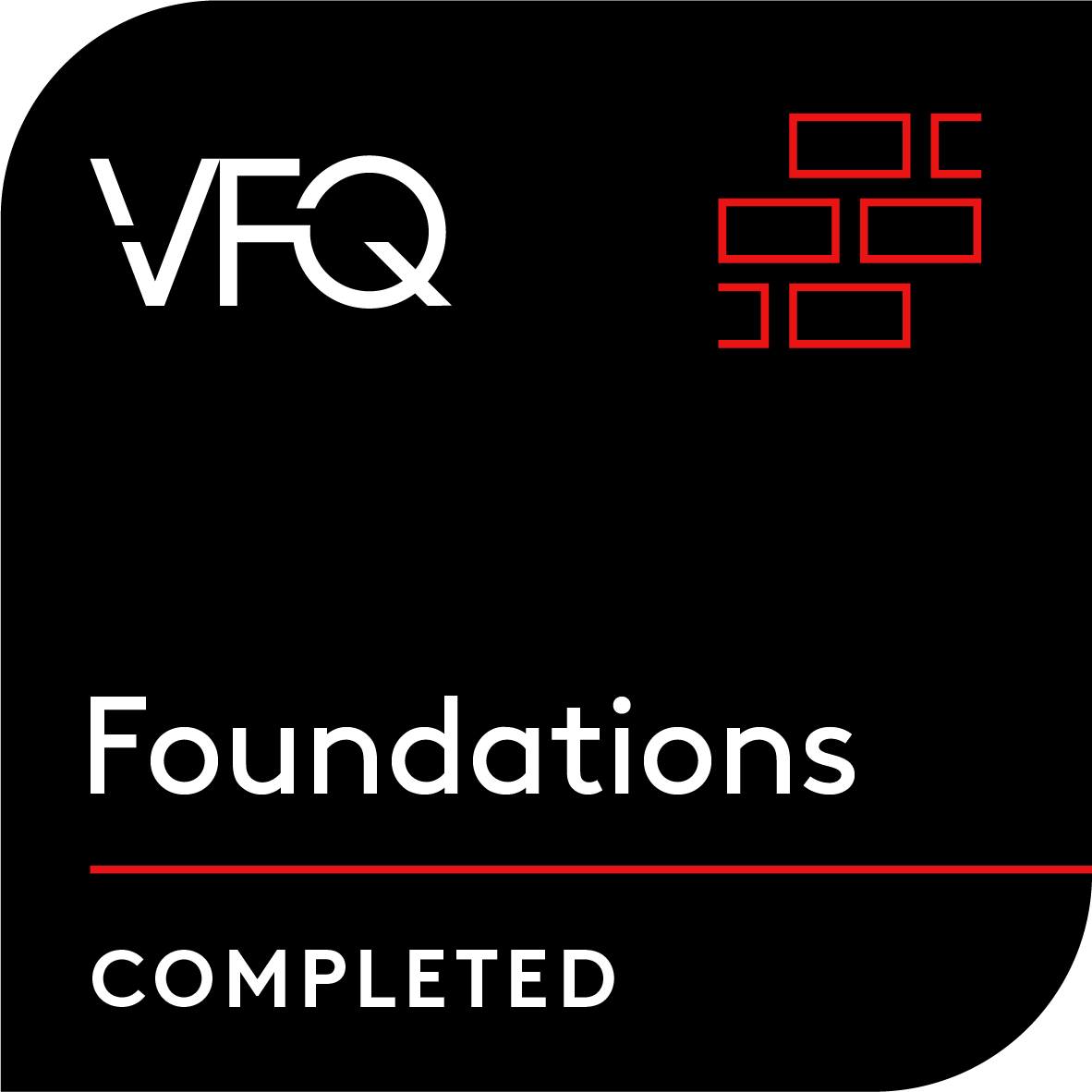 VFQ Foundations Completed - Credly
