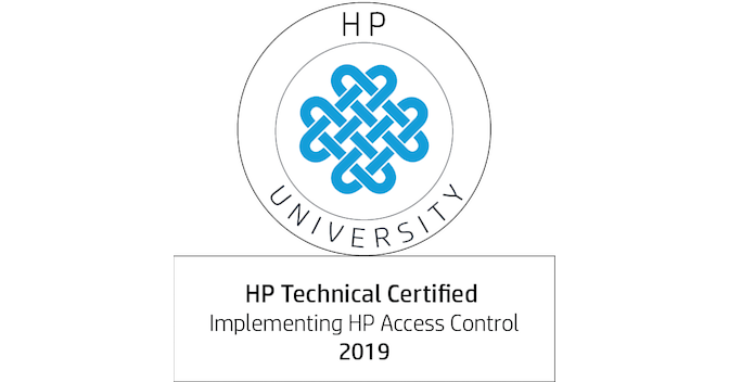 HP Technical Certified – Implementing HP Access Control [2019] - Credly