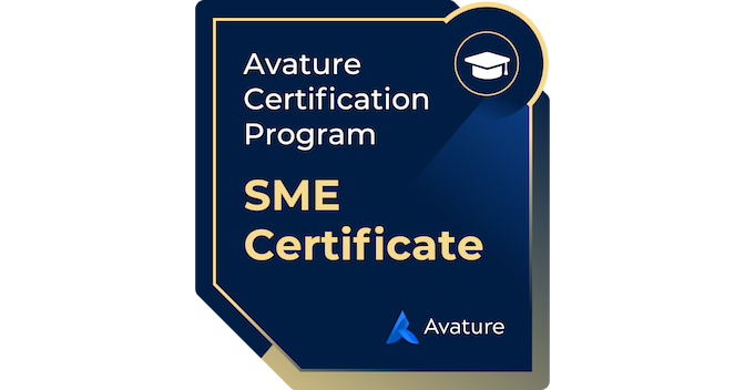 Avature SME Certificate - Credly