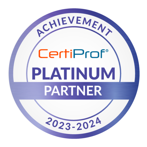 CertiProf Platinum Partner 2023 - 2024 - Credly
