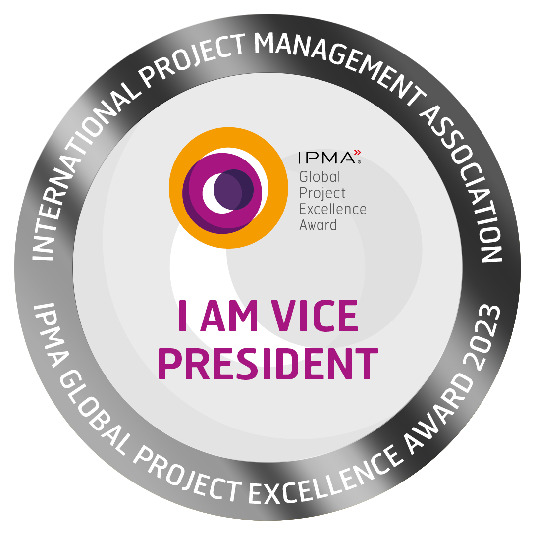 IPMA Global Project Excellence Award 2023 Vice President - Credly