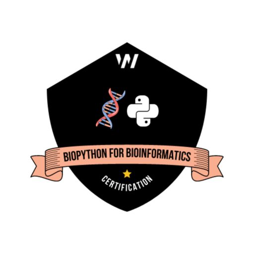 Biopython For Bioinformatics Certification Credly 