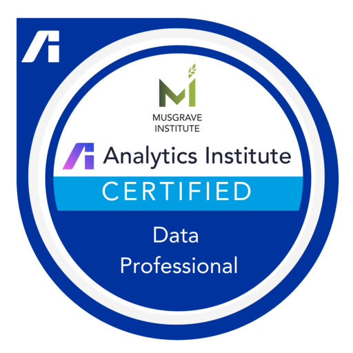Certified Data Professional - Musgrave Data Academy - Credly