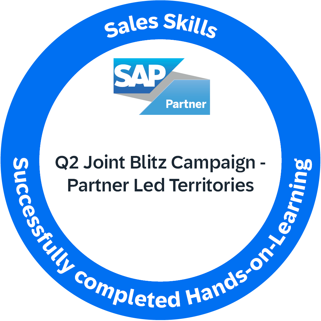 Sales Skills - Q2 Joint Blitz Campaign - Partner Led Territories - Credly