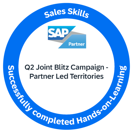 Sales Skills - Q2 Joint Blitz Campaign - Partner Led Territories - Credly