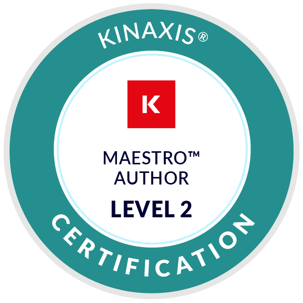 Certified Maestro Author Level 2 - Credly