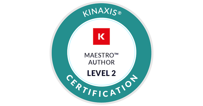 Certified Maestro Author Level 2 - Credly