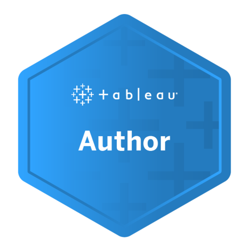 Tableau Author - Credly