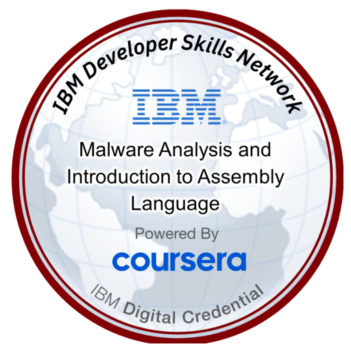 Malware Analysis and Introduction to Assembly Language - Credly Malware Analysis and Introduction to Assembly Language - Credly