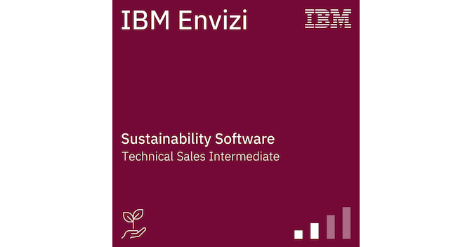 IBM Envizi Technical Sales Intermediate - Credly