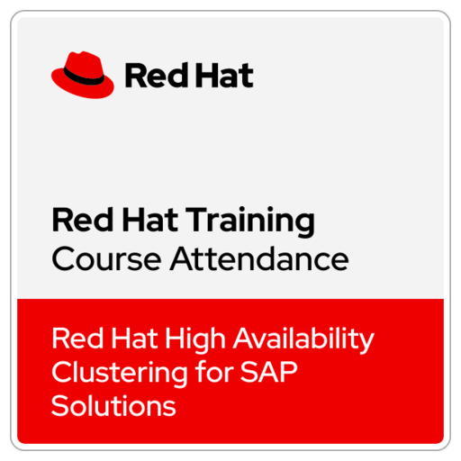 Red Hat High Availability Clustering (RH436) - Ver. 8.3 - Credly
