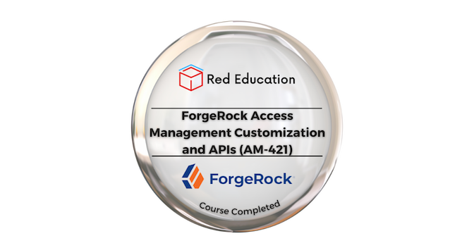 ForgeRock Access Management Customization and APIs (AM-421) - Credly