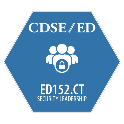 CDSE Certificate in Security Leadership ED152.CT - Credly