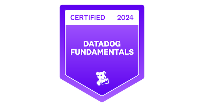 Datadog Certified: Datadog Fundamentals - Credly