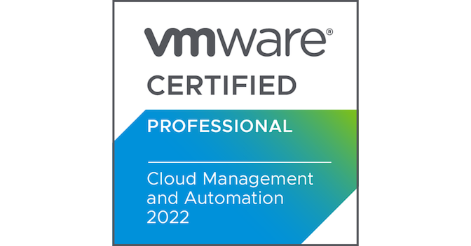 VMware Certified Professional - Cloud Management and Automation 2022 ...
