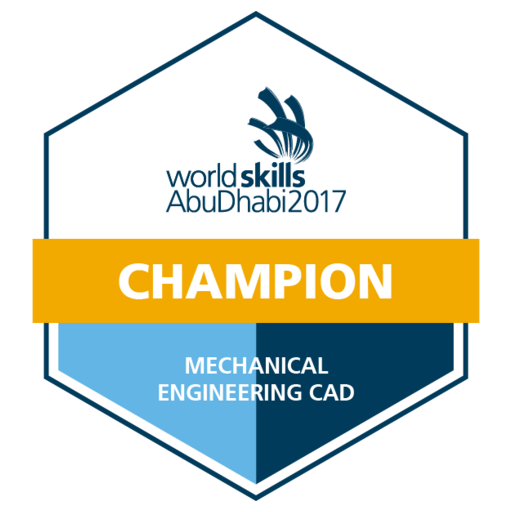 WorldSkills Abu Dhabi 2017 - Champion - Mechanical Engineering CAD - Credly