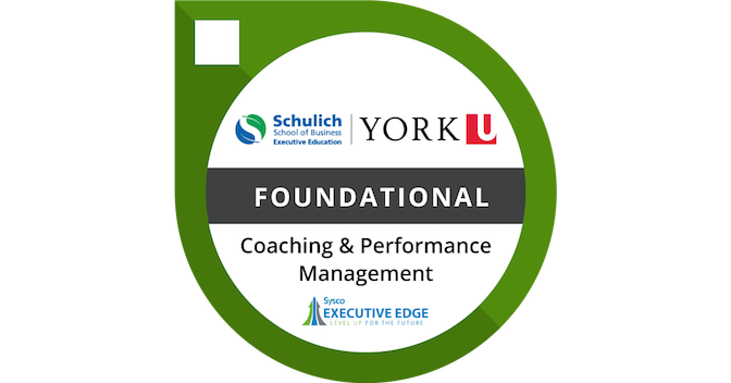 Sysco Executive Edge: Coaching and Performance Management - Credly