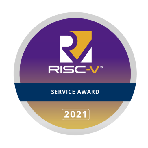 RISC-V 2021 Service Award - Credly