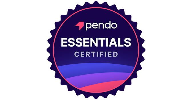 Pendo Essentials for Web - Credly