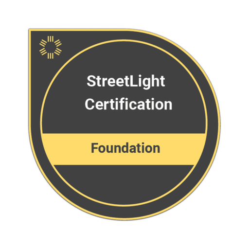 StreetLight Foundation Certification - Credly