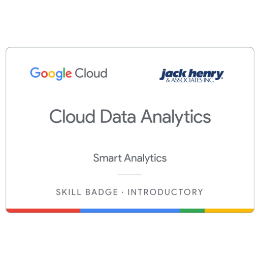 Jack Henry Data Analytics Skill Badge - Credly