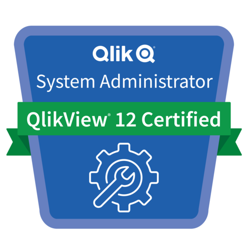 QlikView 12 System Administrator Certification - Credly