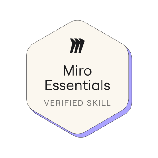 Miro essentials - Credly