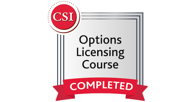 Options Licensing Course (OLC) - Credly