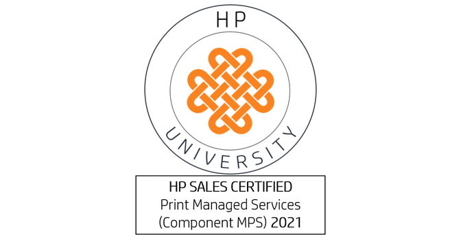 HP Sales Certified – Print Managed Services (Component MPS) [2021] - Credly