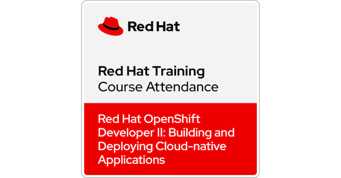 Red Hat OpenShift Developer II: Building and Deploying Cloud-native Applications (DO288) - Ver ...