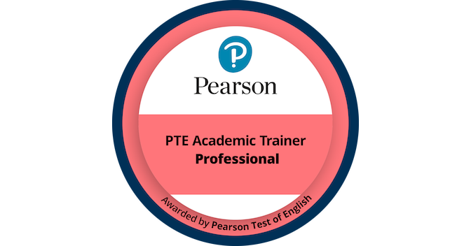 PTE Academic Trainer: Professional - Credly