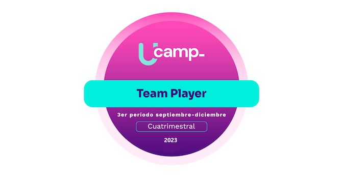 Team Player - 1er Período 2023 - Credly