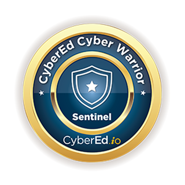 CyberEd Cyber Warrior Level 1: Sentinel - Credly