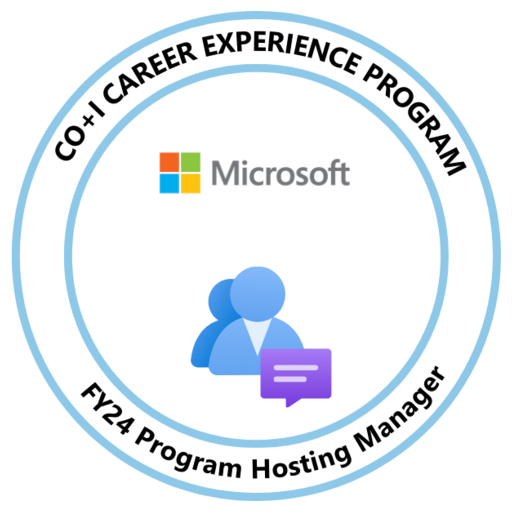 CO+I Learning Career Experience Program (CEP) FY24 Hosting Manager - Credly